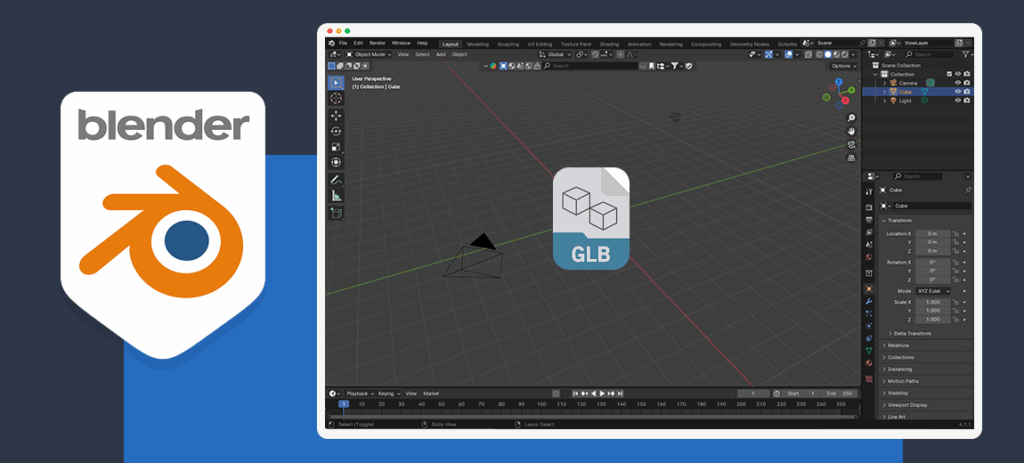 Blender: how to export your 3D GLB models | WCB